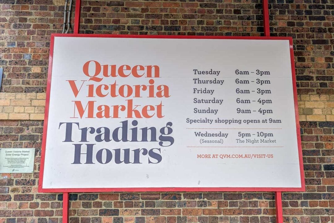 10 Things to Know BEFORE Visiting the Queen Victoria Market ...